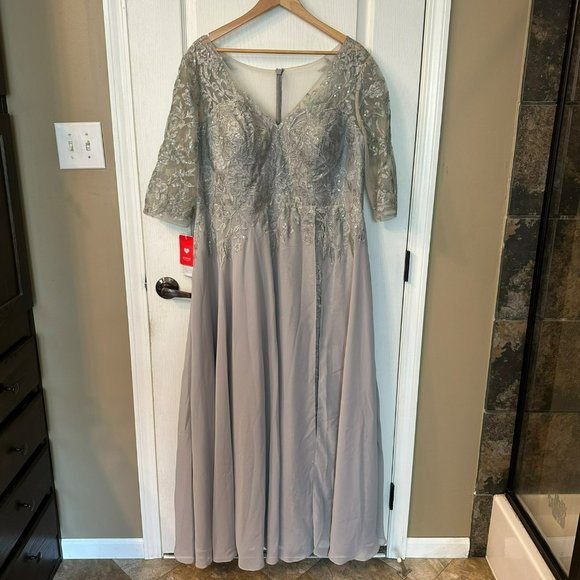 Jjs House Dresses Jjs House Nwt Aline Floor Length Chiffon Lace